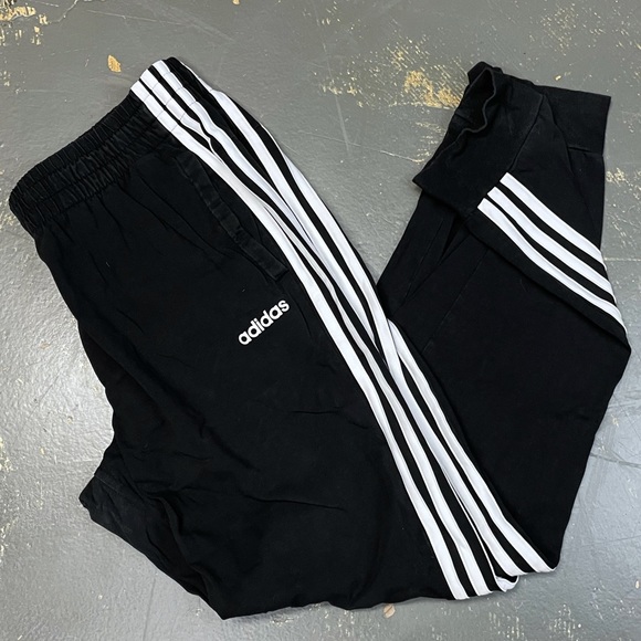adidas | Pants | Adidas Originals Sweat Pants Jogger Slim Small Black ...